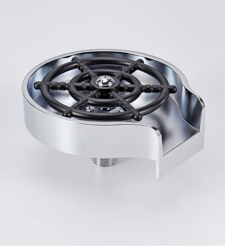 Bar Counter Cup Washer Sink High Pressure Spray Automatic Faucet Coffee ...